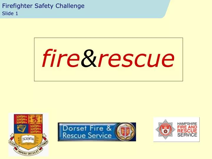 PPT - fire & rescue PowerPoint Presentation, free download - ID:4059908