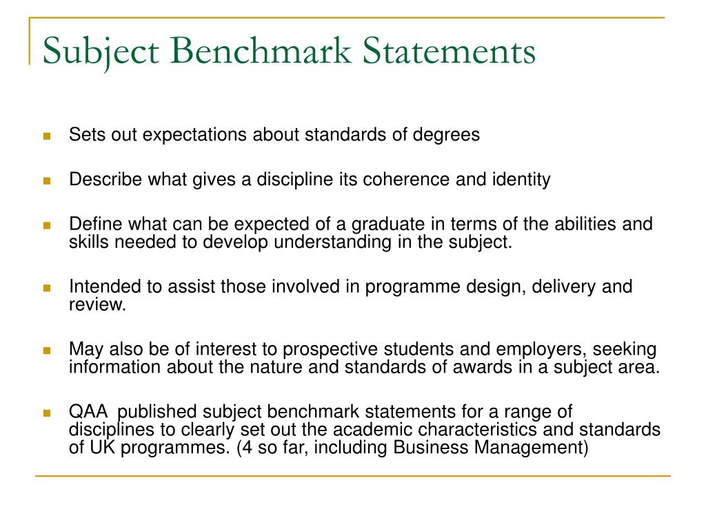 PPT - Quality Assurance in Masters Programmes PowerPoint Presentation ...