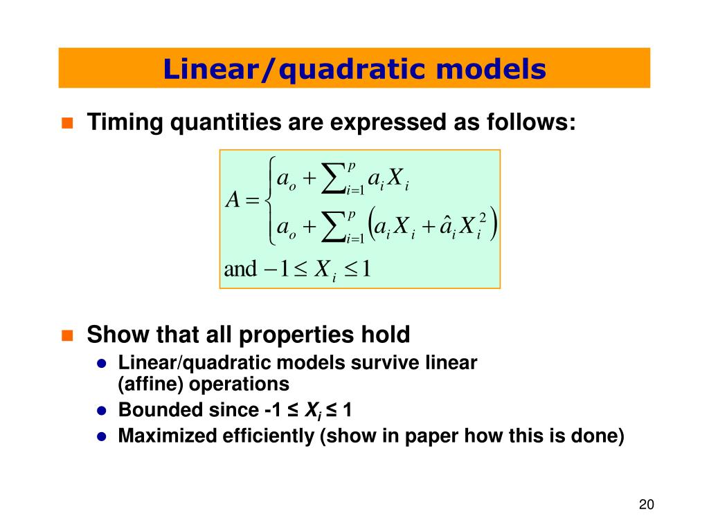 Ppt Parameterized Timing Analysis With General Delay Models And Arbitrary Variation Sources