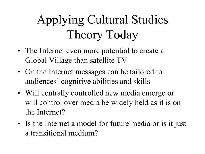 PPT - Critical and Cultural Theories of Mass Communication PowerPoint ...