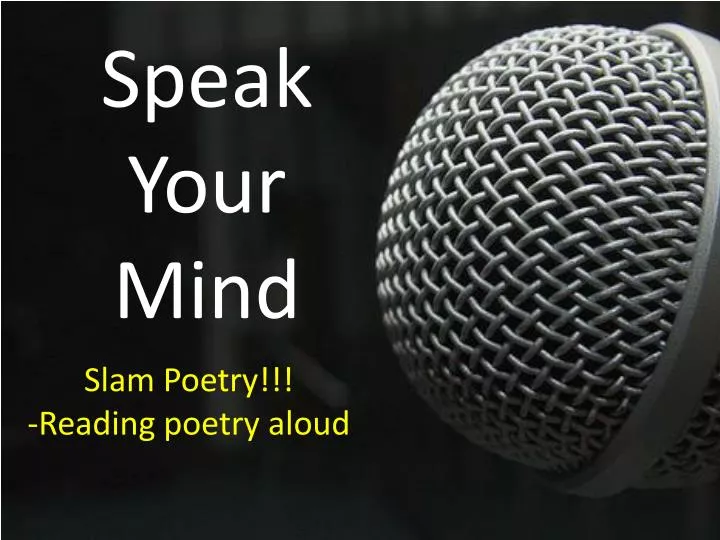 PPT - Speak Your Mind PowerPoint Presentation, free download - ID:4063793