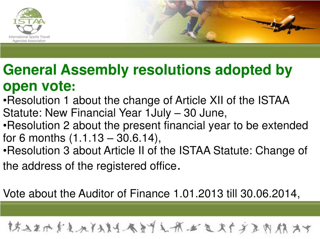PPT - 5th ISTAA Annual General Meeting ZURICH , 18 November 2013 ISTAA ...