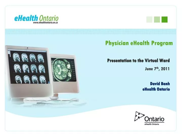 PPT - Physician eHealth Program PowerPoint Presentation, free download ...