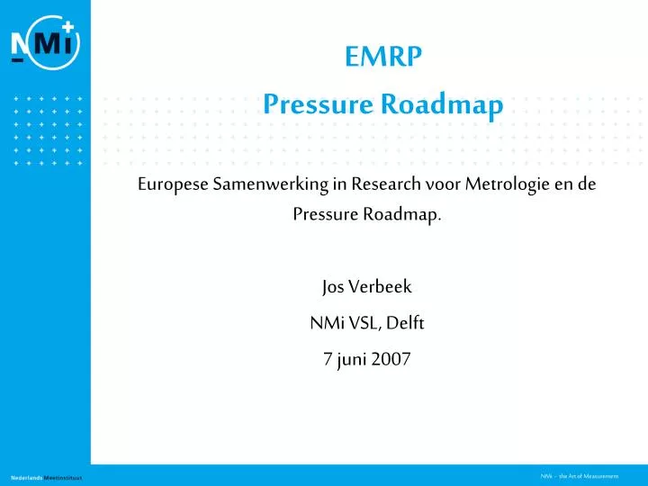 PPT - EMRP Pressure Roadmap PowerPoint Presentation, free download - ID ...