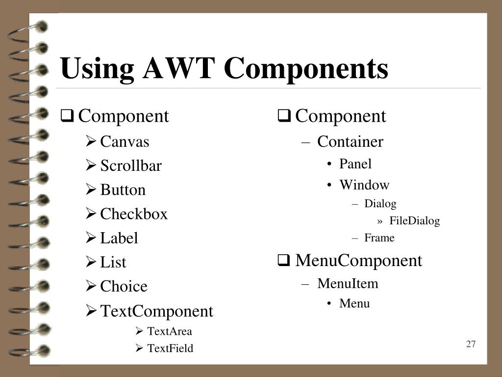 PPT AWT PowerPoint Presentation Free Download ID 4065700