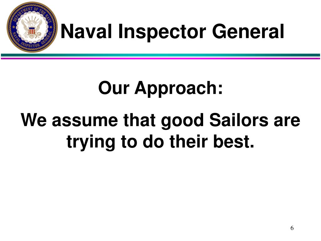 PPT - Office of the Naval Inspector General Feedback for the 2010 EOA ...