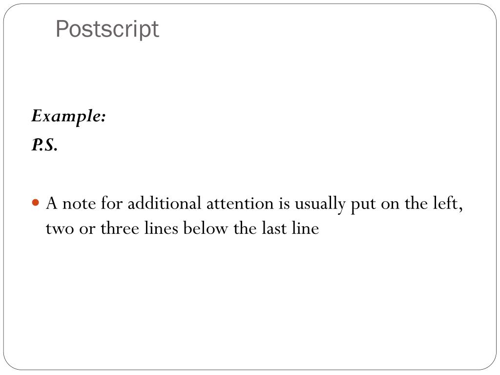 Postscript Meaning With Example At Rebecca Castillo Blog