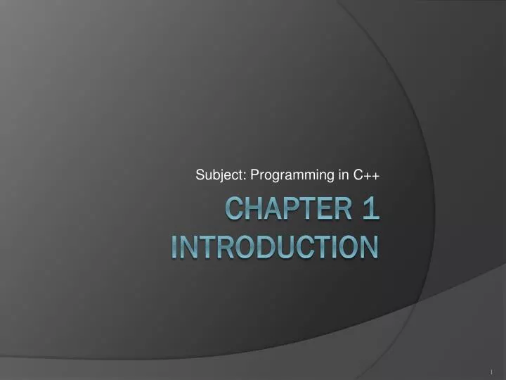 PPT - Chapter 1 Introduction PowerPoint Presentation, free download ...