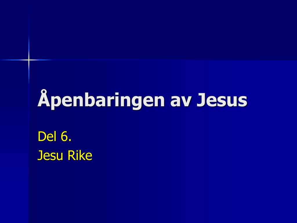PPT - Åpenbaringen av Jesus PowerPoint Presentation, free download - ID ...