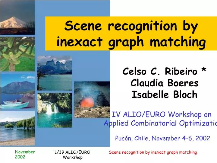 Ppt Scene Recognition By Inexact Graph Matching Powerpoint Presentation Id 4067328