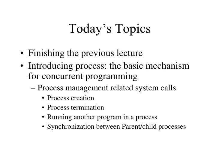 PPT - Today’s Topics PowerPoint Presentation, free download - ID:4068170