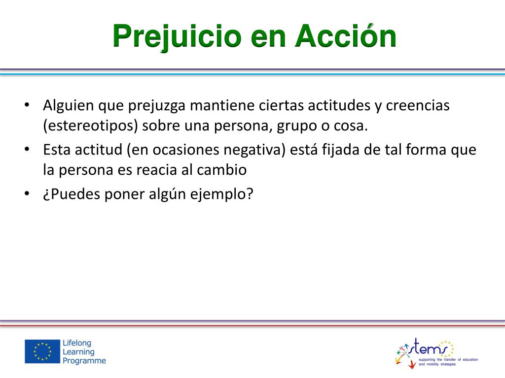 PPT - Lección 1: Prejuicio y Discriminación PowerPoint Presentation ...