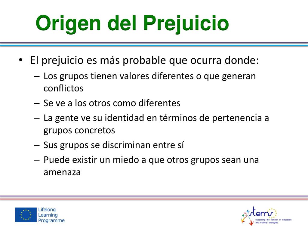 PPT - Lección 1: Prejuicio y Discriminación PowerPoint Presentation ...