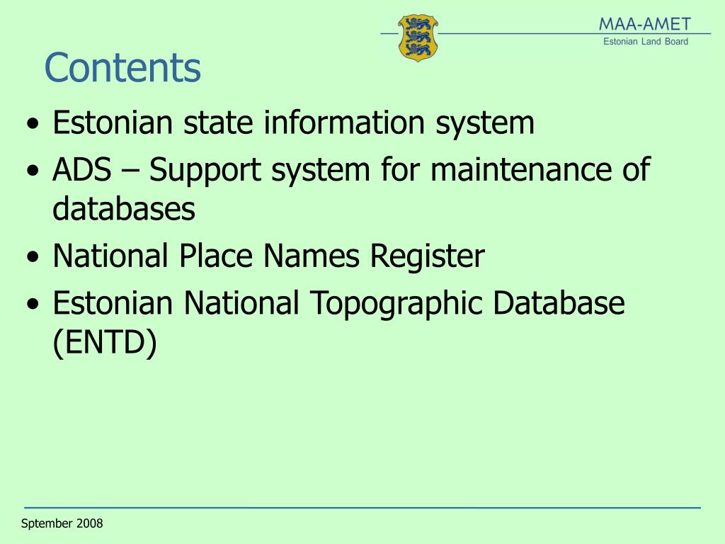 PPT - Estonian place names in national info system PowerPoint ... PPT - Estonian place names in national info system PowerPoint ...