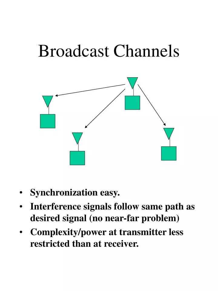 PPT - Broadcast Channels PowerPoint Presentation, free download - ID ...