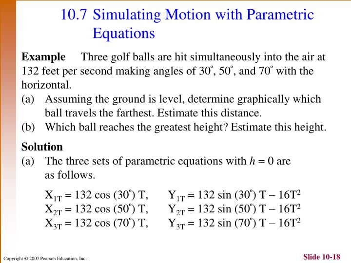 PPT - Parametric Equations PowerPoint Presentation - ID:4070060