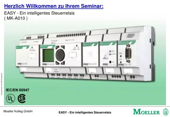 PPT - EASY - Ein intelligentes Steuerrelais ( MK-A010 ) PowerPoint ...