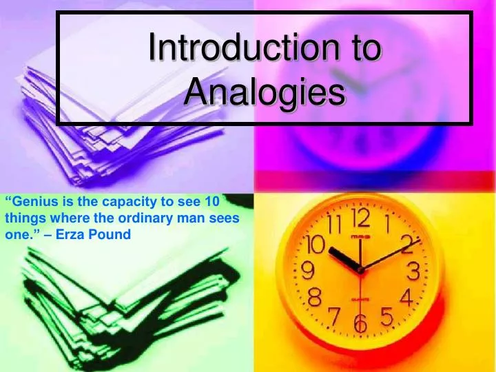 PPT - Introduction to Analogies PowerPoint Presentation, free download ...