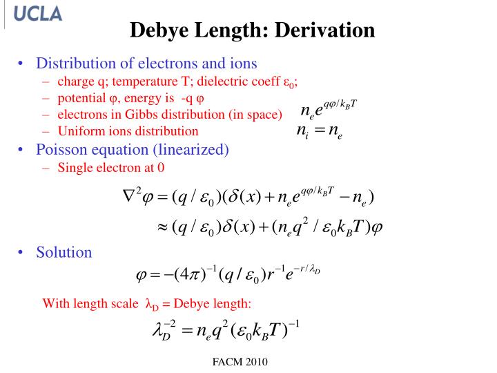 Debyes Equation