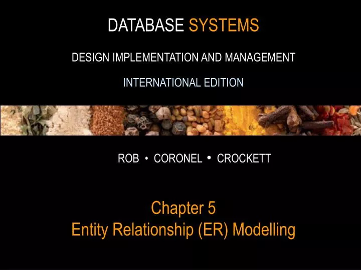 PPT - Chapter 5 Entity Relationship (ER) Modelling PowerPoint Presentation - ID:4071930