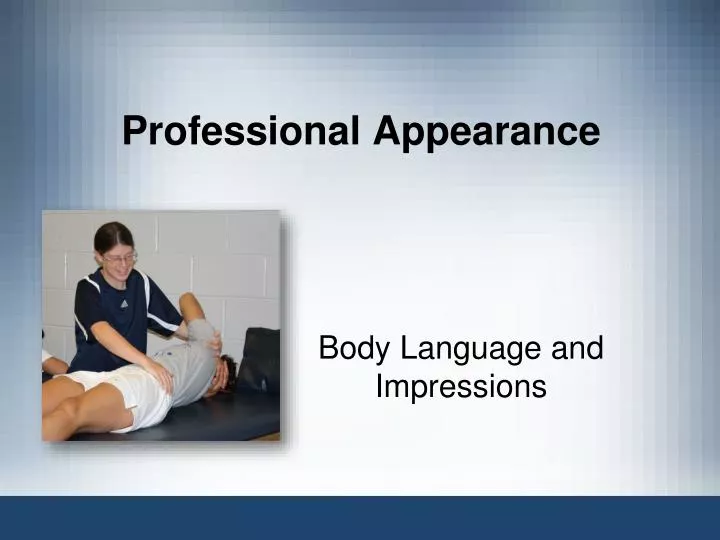 PPT - Professional Appearance PowerPoint Presentation, free download ...