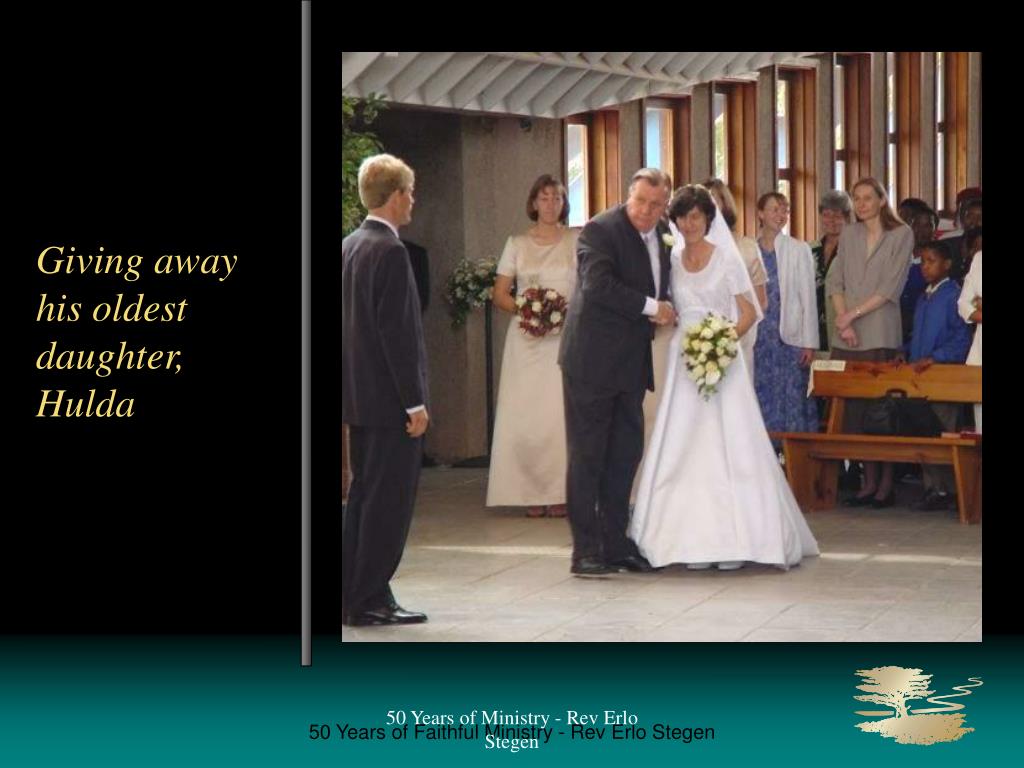 PPT - 50 Years of Faithful Ministry Rev Erlo Stegen PowerPoint ...