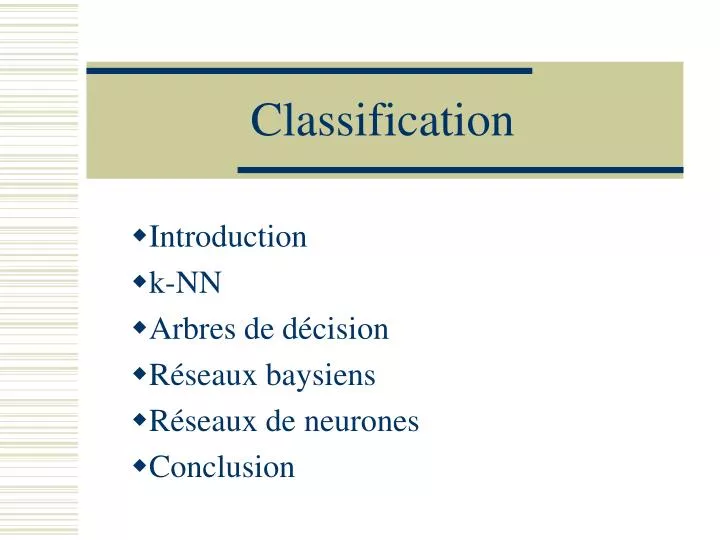 PPT - Classification PowerPoint Presentation, free download - ID:4074296