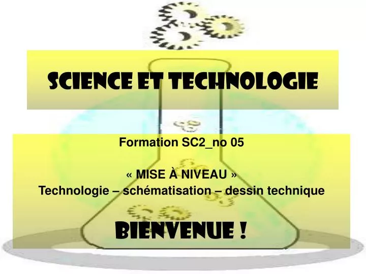 PPT - Science et Technologie PowerPoint Presentation, free download ...