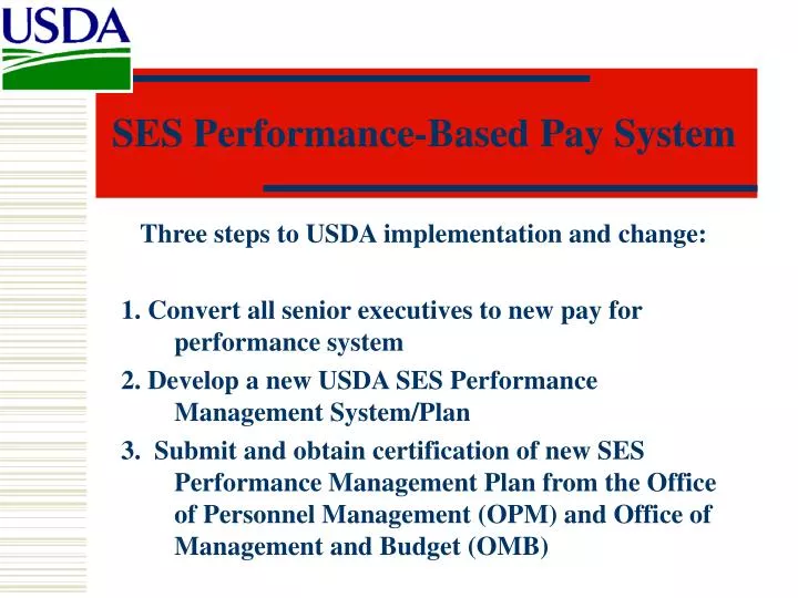 PPT - SES Performance-Based Pay System PowerPoint Presentation, free ...