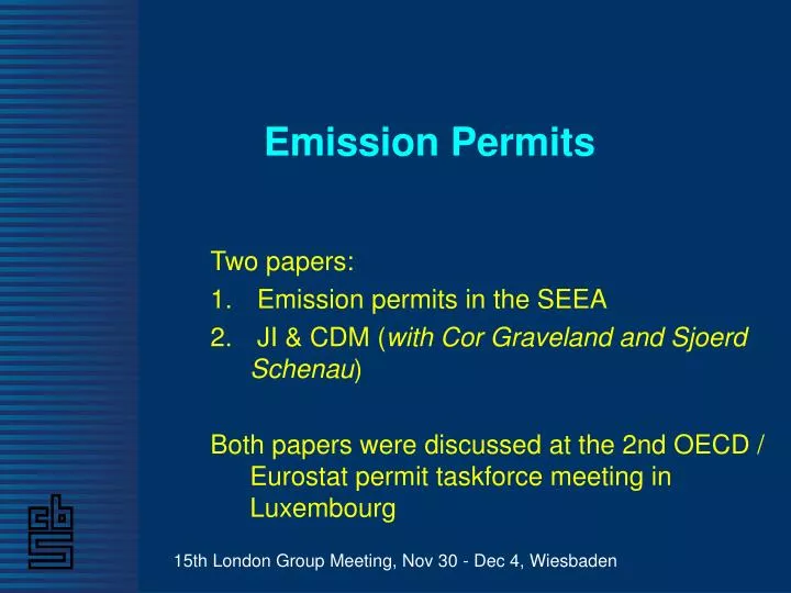 PPT - Emission Permits PowerPoint Presentation, free download - ID:4074875