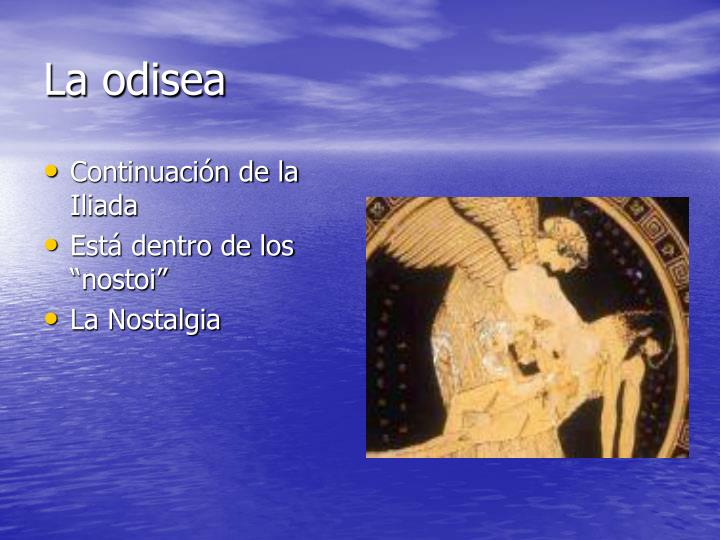PPT - La Odisea PowerPoint Presentation - ID:4075080