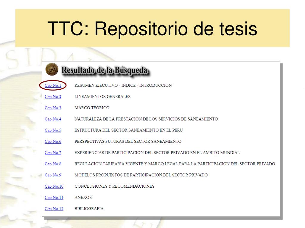 PPT - Repositorio de tesis digitales La experiencia de ESAN PowerPoint ...