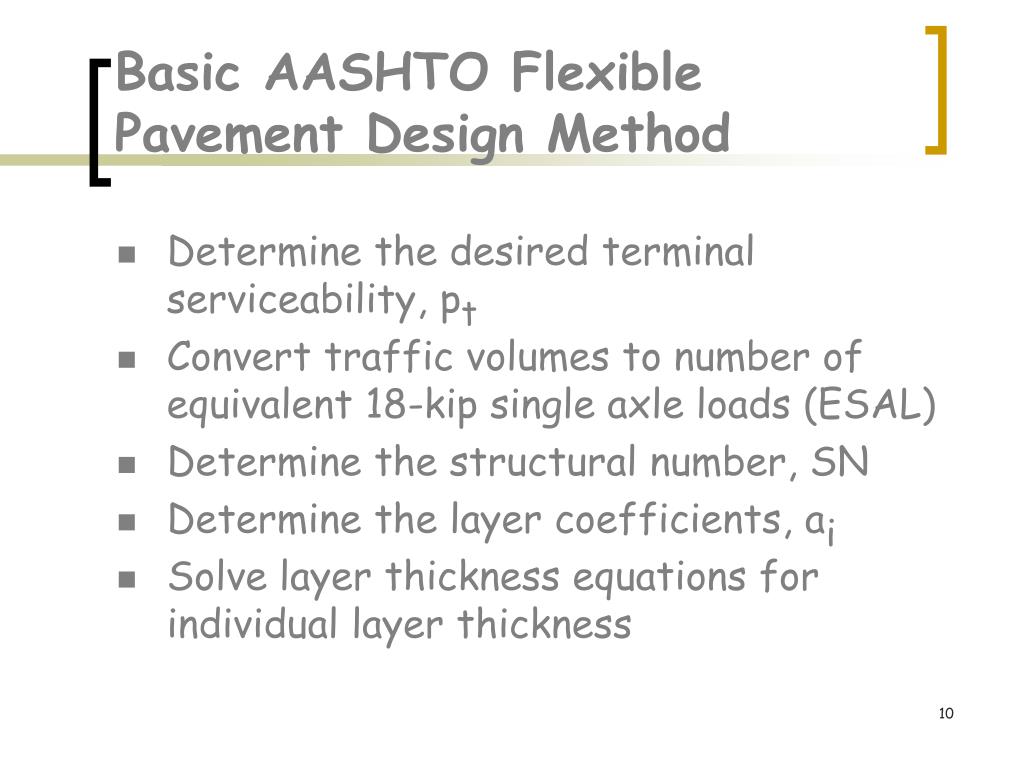 Flexible pavement design aashto method - armydas Flexible pavement design aashto method - armydas