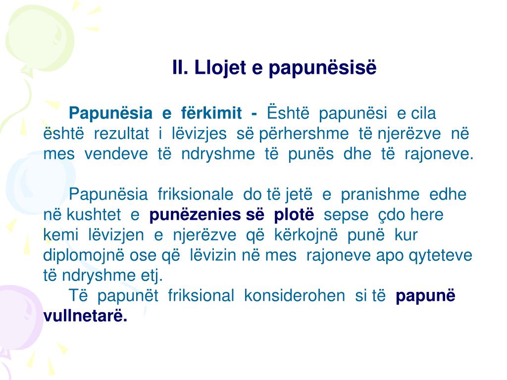 PPT - PAPUNËSIA Konsiderohet si njëra ndër sëmundjet më të rënda ...