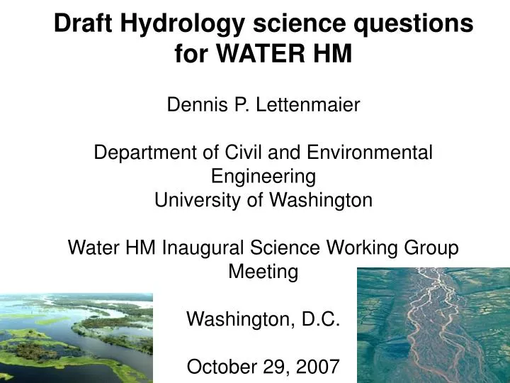 PPT - Why are the science questions important? PowerPoint Presentation ...