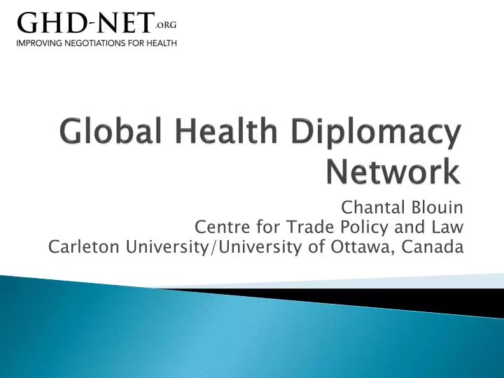 PPT - Global Health Diplomacy Network PowerPoint Presentation, free ...