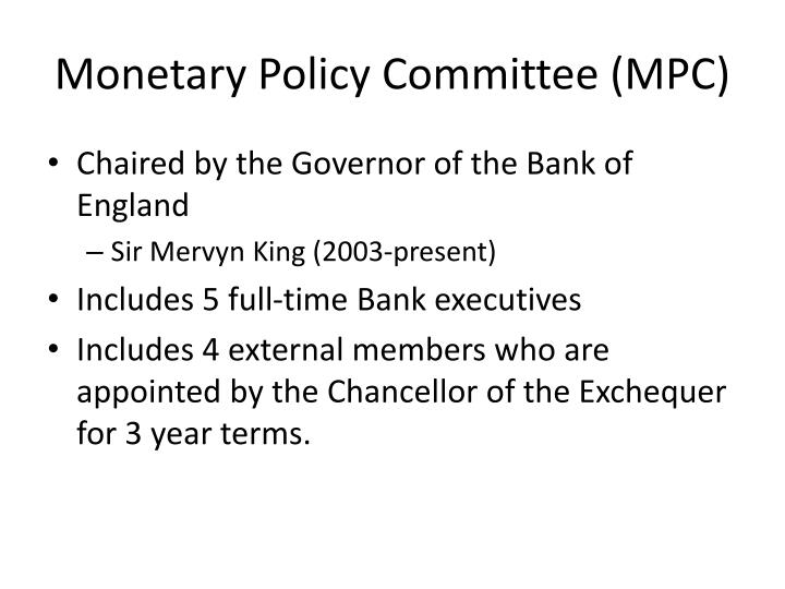 PPT - The Bank of England and the European Central Bank PowerPoint ...