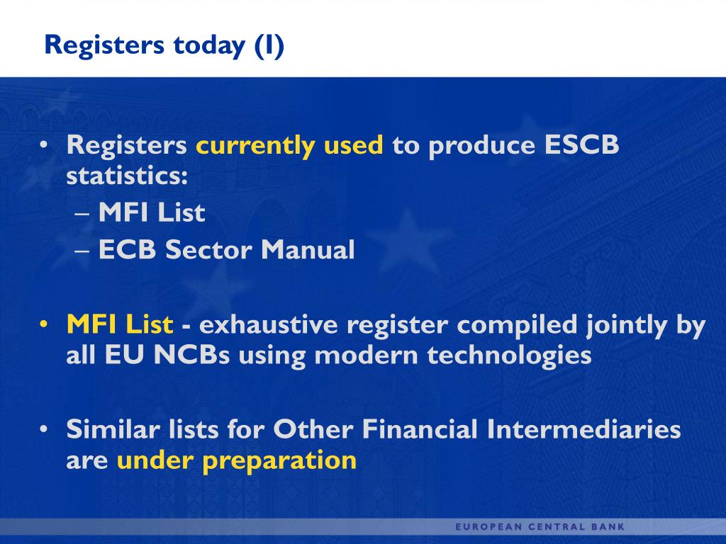 PPT - Towards a common European business register PowerPoint ...