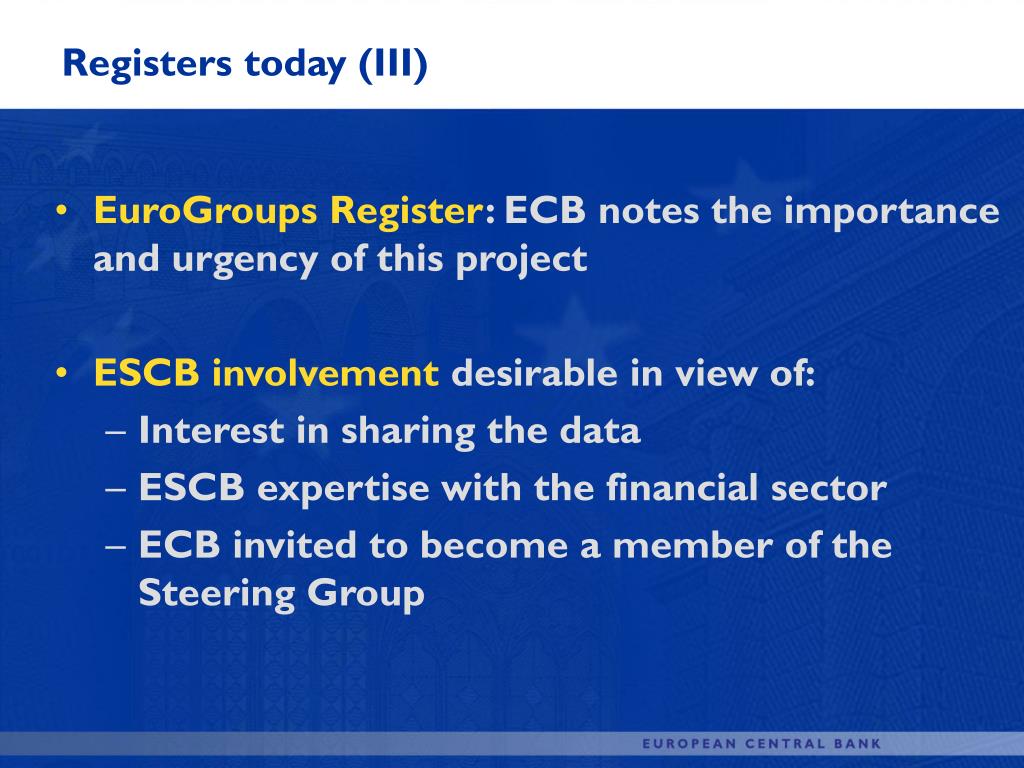 PPT - Towards a common European business register PowerPoint ...
