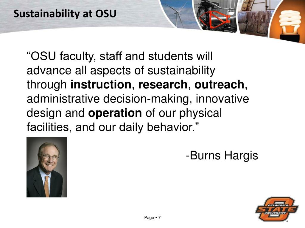 PPT - Sustainability: OSU & Stillwater PowerPoint Presentation, free ...
