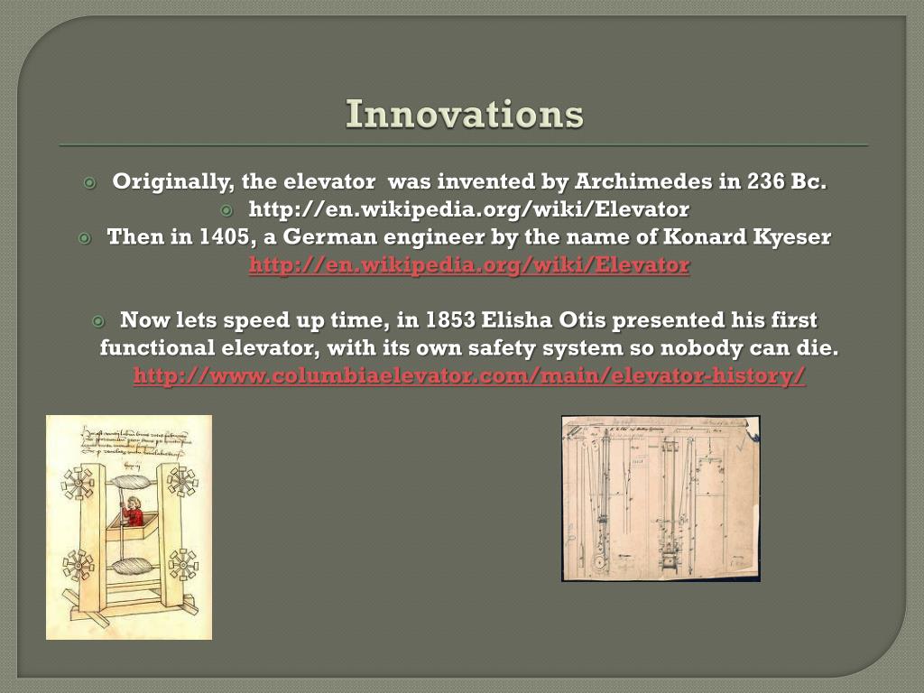 PPT - The history of the Elevator PowerPoint Presentation, free ...
