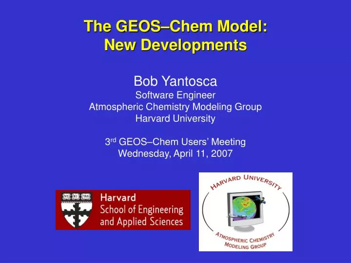 PPT - Current GEOS–Chem version PowerPoint Presentation, free download ...