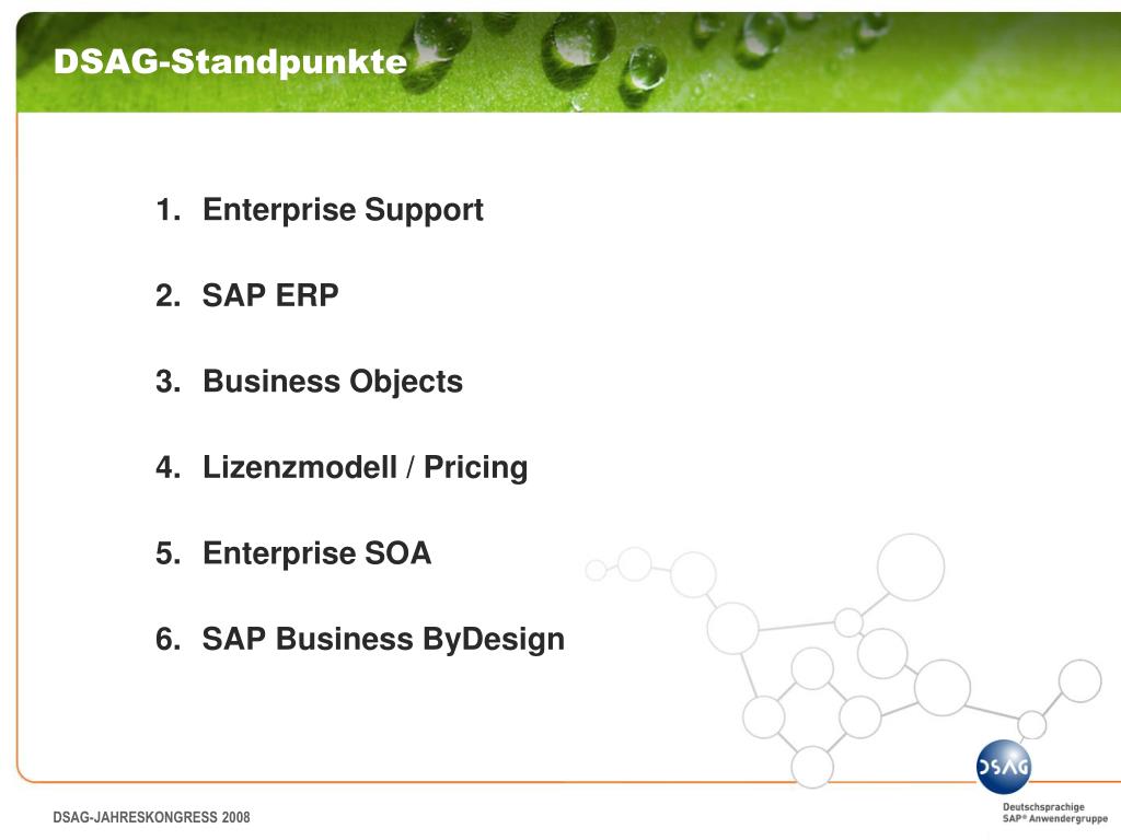 PPT - Die neue DSAG: Wofür wir stehen! PowerPoint Presentation, free ...