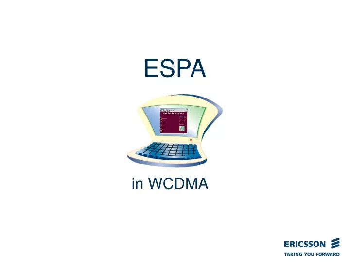 PPT - ESPA PowerPoint Presentation, free download - ID:4079712