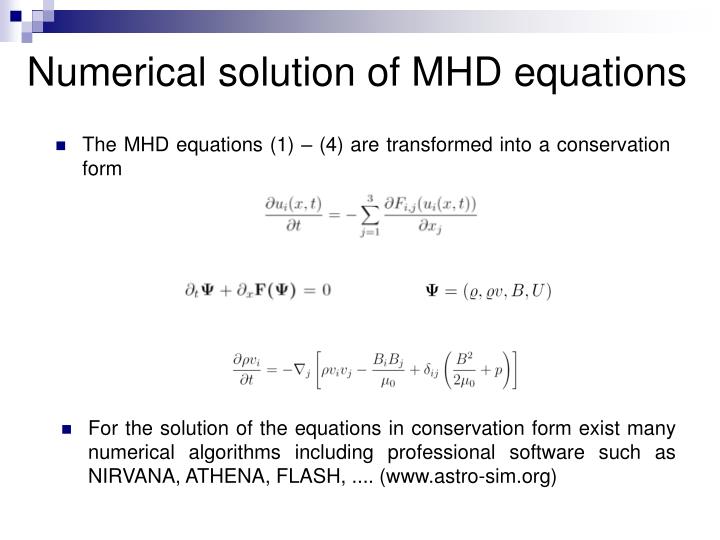 PPT - Numerical MHD modelling of waves in solar coronal loops ...