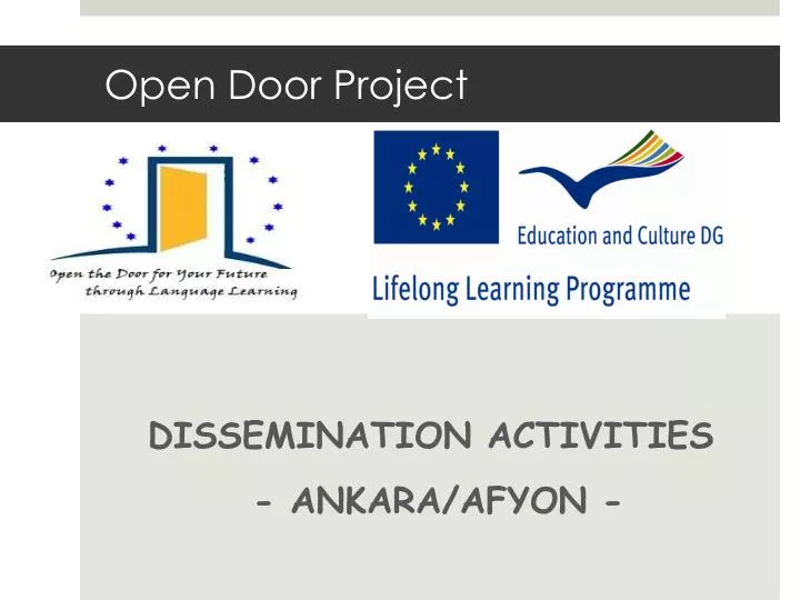 PPT - Open Door Project PowerPoint Presentation, free download - ID:4080331