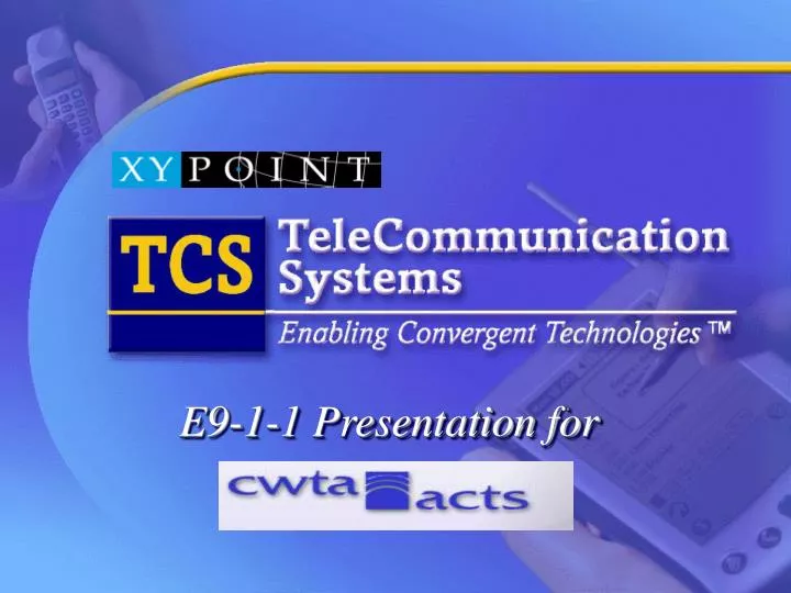 PPT - E9-1-1 Presentation for PowerPoint Presentation, free download ...