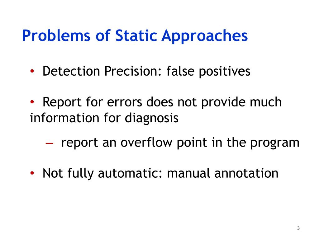Ppt Refining Buffer Overflow Detection Via Demand Driven Path Sensitive Analysis Powerpoint 3217
