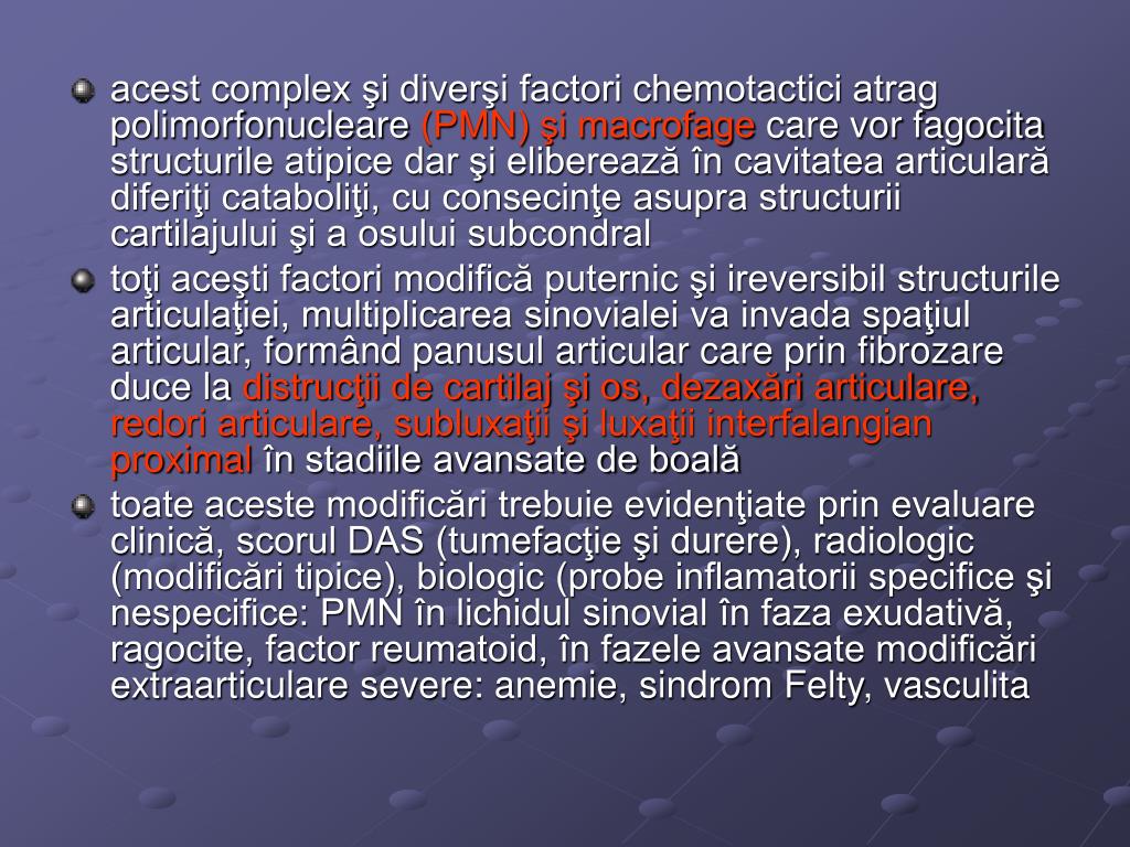 PPT - CURS IV Bolile reumatismale inflamatorii şi reumatismul ...