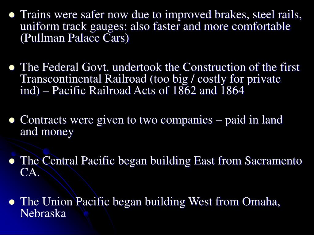 PPT - Post Civil War Industrialization (Market Economy) (Post-Bellum ...